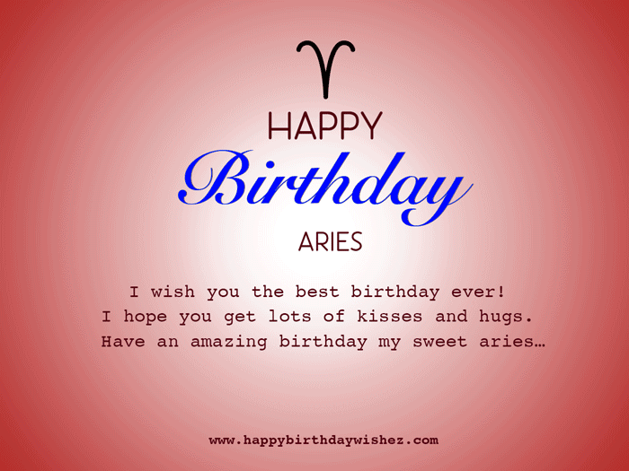 Happy Birthday Aries | Birthday Wishes for Aries