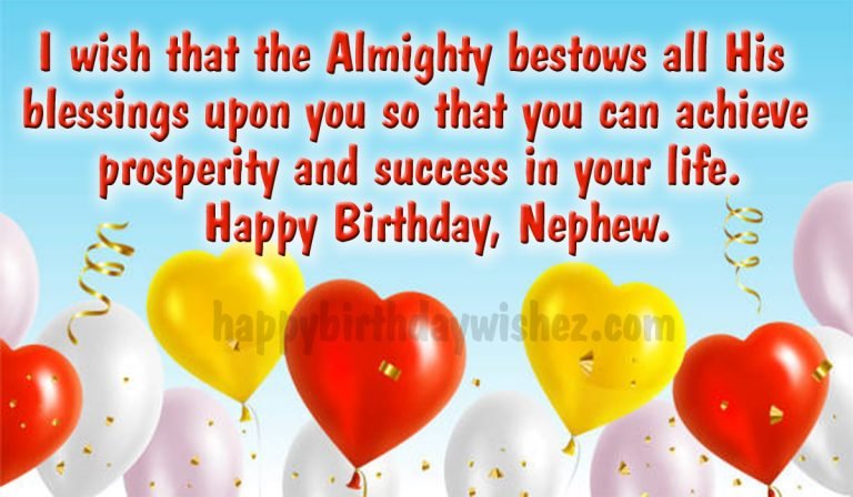 Happy Birthday Nephew Quotes Wishes Images