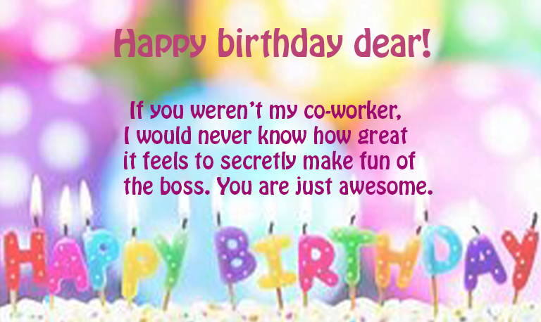 Birthday Wishes for Coworker