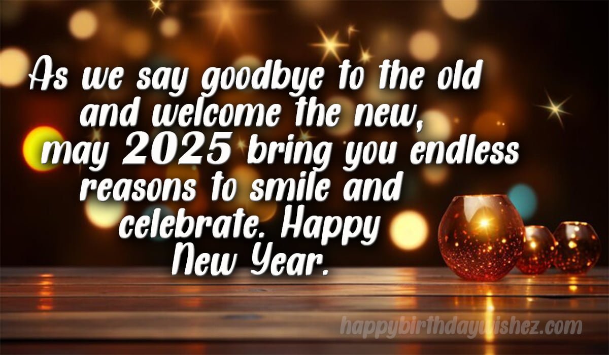 Happy New Year Cards 2025 With Greetings & Messages