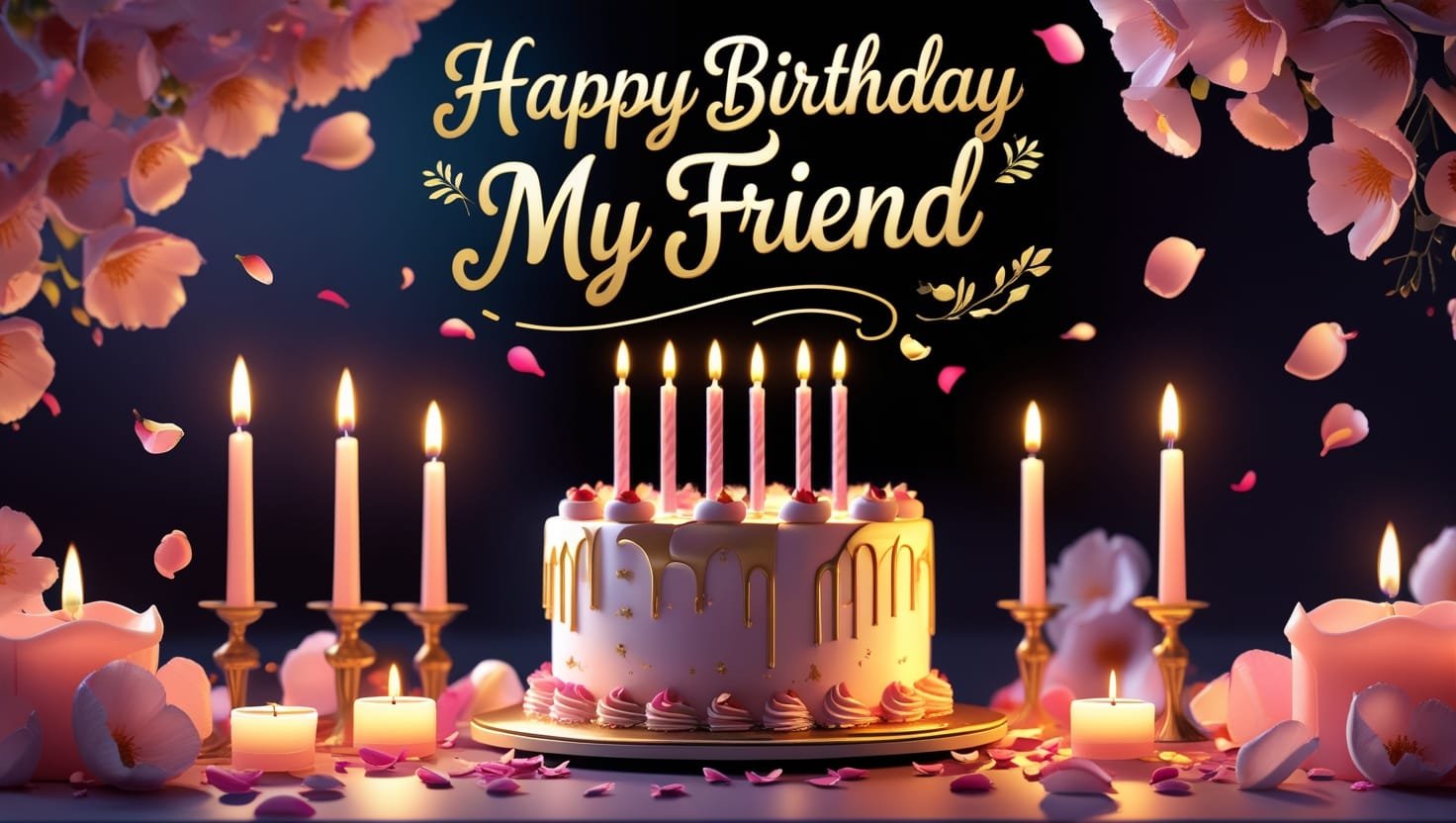 Happy Birthday My Friend Images With Greetings